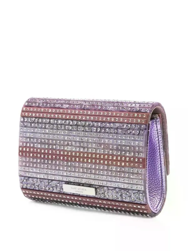Kurt Geiger Eagle Crystal-embellished Clutch Bag