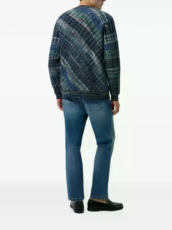 Missoni Wool-blend Pullover With Macro-check Pattern