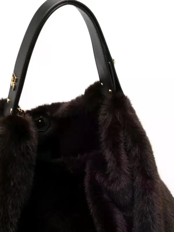 GHERARDINI Faux-fur Shoulder Bag