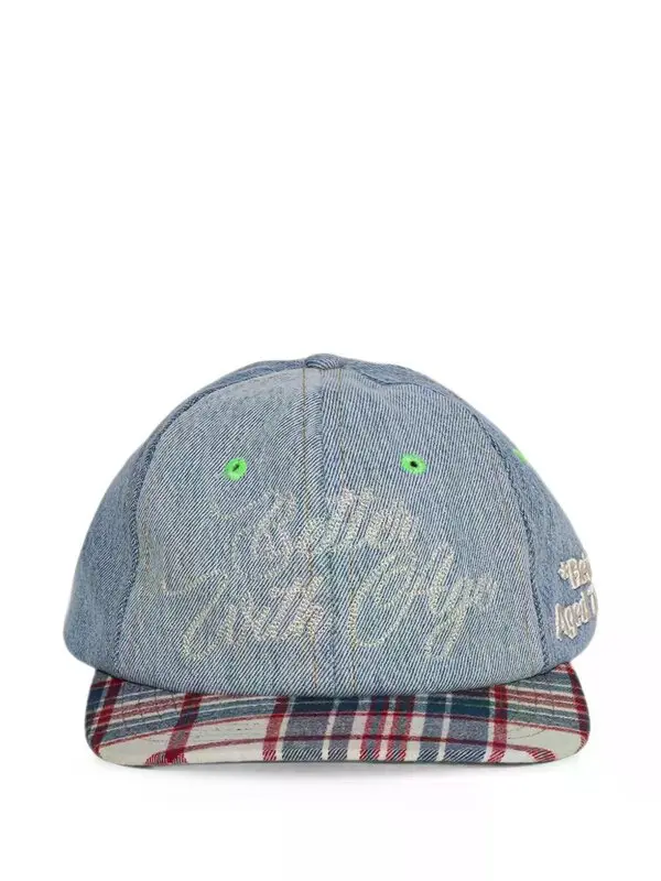BETTER WITH AGE Heritage Denim Plaid Cap