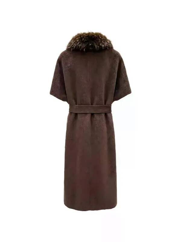 VALENTINI 1972 Short-sleeved Belted Coat