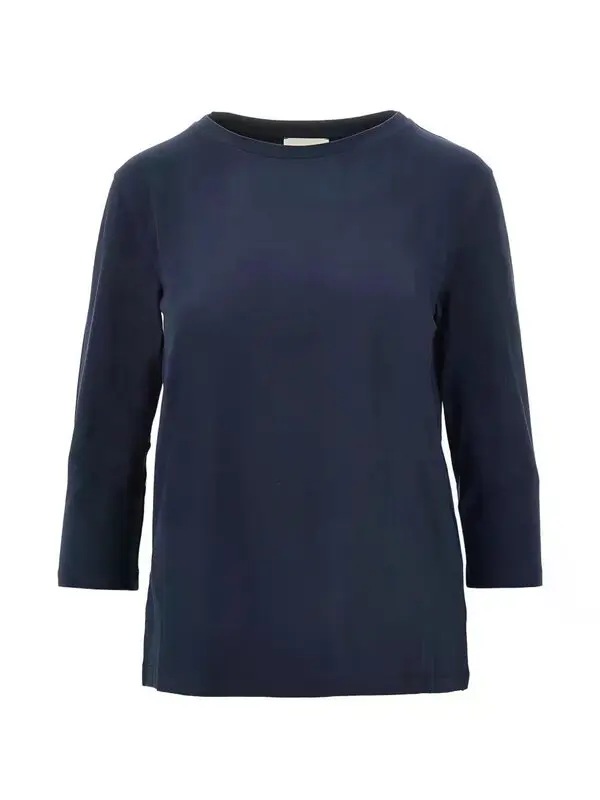 Max Mara Cotton Jersey T-shirt - Blue