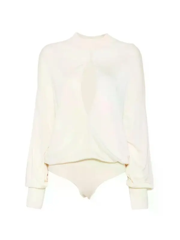 Galvan Fontana Cutout Bodysuit - Neutrals