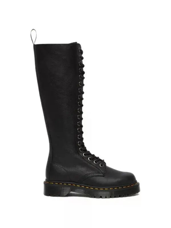 Dr. Martens 1b60 Bex Pisa Lace-up Knee-high Boots - Black