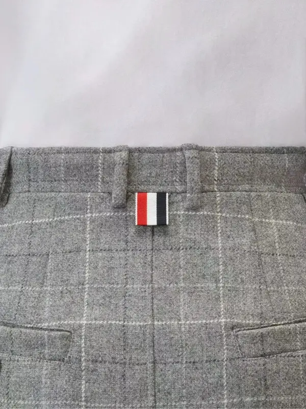 Thom Browne Pencil Midi Skirt - Grey