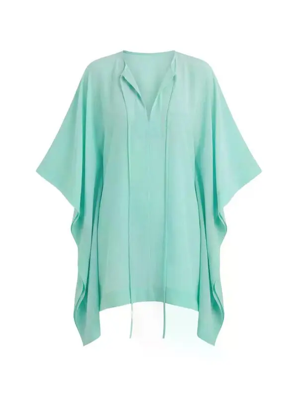 Bondi Born Orta Silk Mini Caftan Dress