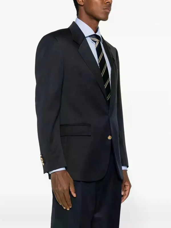 LARDINI Peak-lapels Button-up Jacket