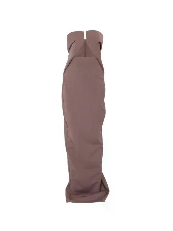 Rick Owens Cut-out Maxi Gown - Brown