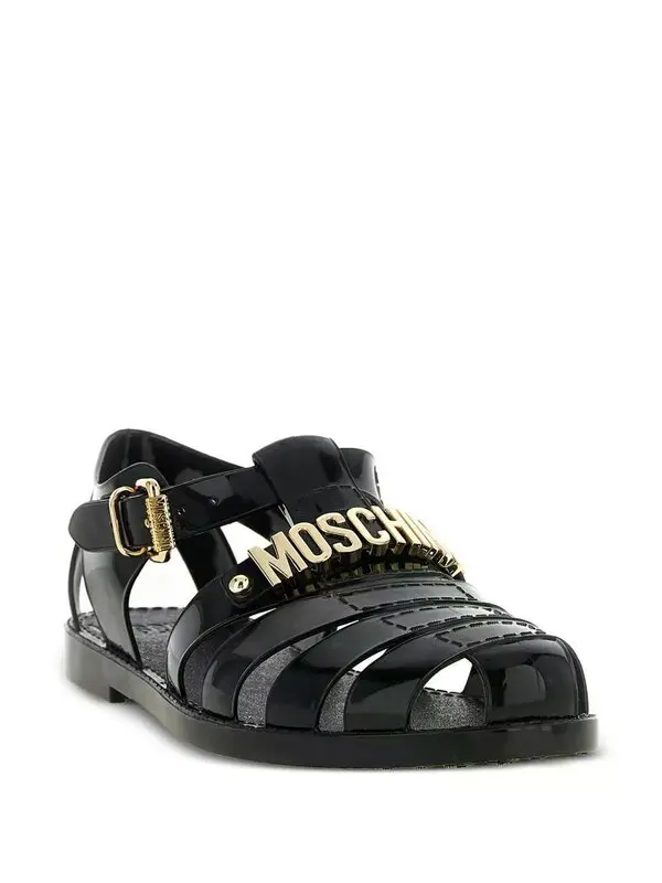 Moschino Plaque Sandals
