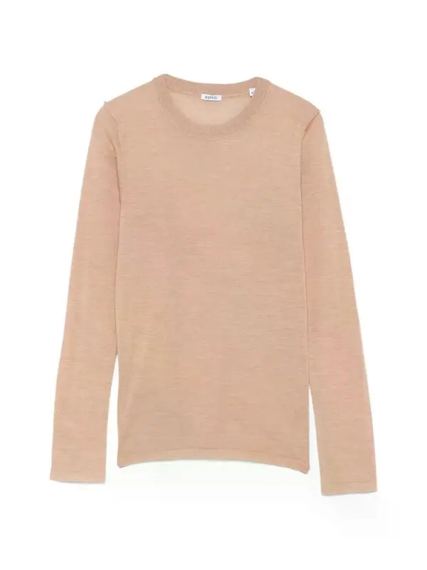 Aspesi Fine-knit Long-sleeve Sweater - Neutrals