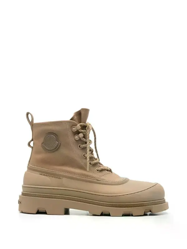 Moncler Vera Lace-up Ankle Boots - Neutrals