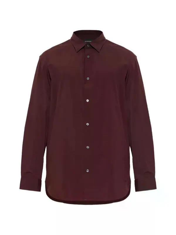 Emporio Armani Regular-fit Shirt In Stretch Fabric