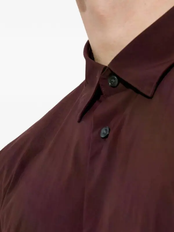 Emporio Armani Regular-fit Shirt In Stretch Fabric