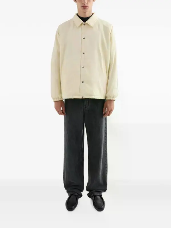 JIL SANDER Padded Relaxed-fit Recycled-polyester-taffeta Jacket With -logo Application On Sleeve - Neutrals