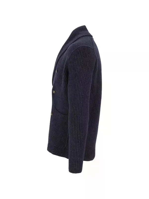 AL DUCA D’AOSTA 1902 Double-breasted Shawl-collar Cardigan