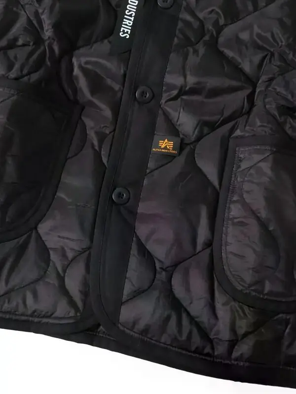 CDG X Alpha Industries Quilted Logo-print Jacket