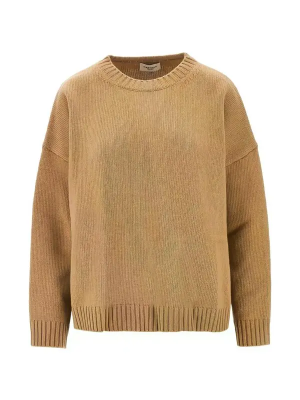 Max Mara Oversized Wool Jumper Camel - Neutrals