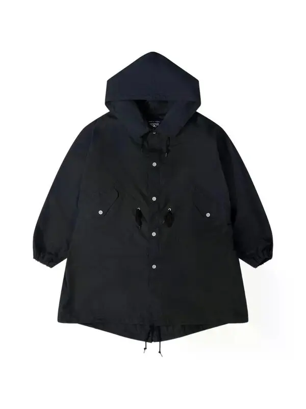 Comme Des Garçons Fishtail Hooded Jacket - Black