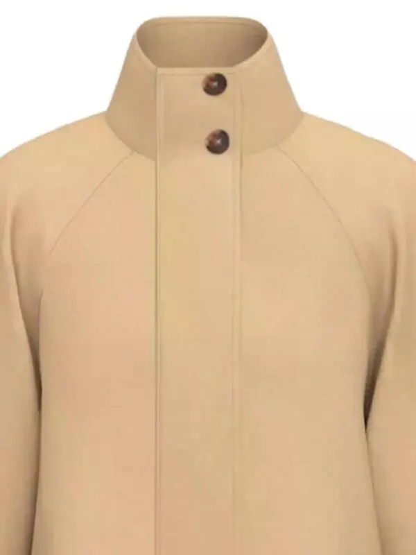 EMME High-neck Raglan-sleeve Raincoat