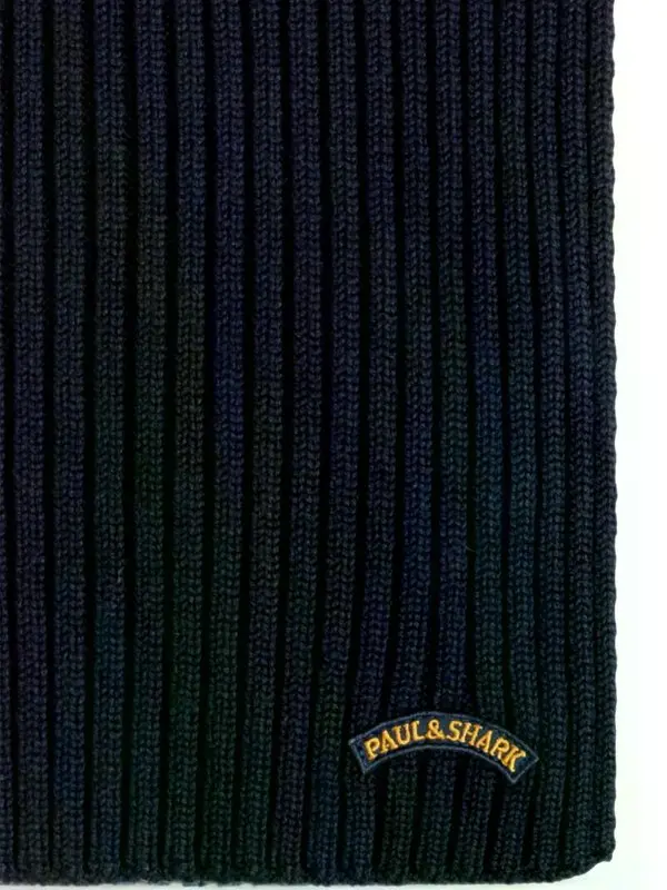 Paul & Shark Ribbed-knit Scarf