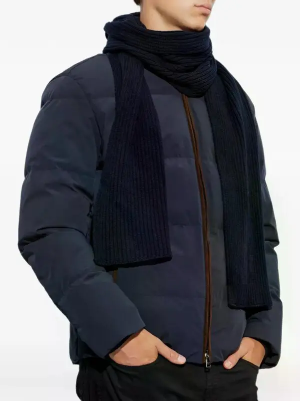 Paul & Shark Ribbed-knit Scarf