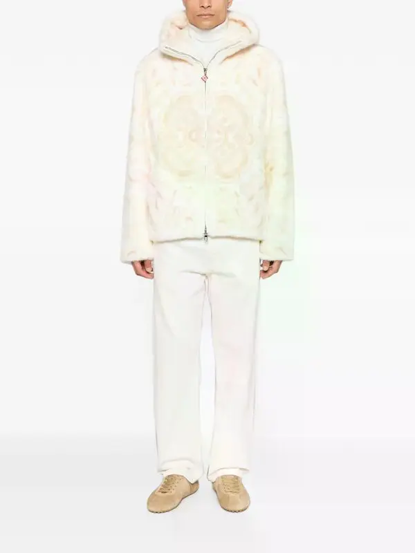 Casablanca Faux-fur Hooded Jacket