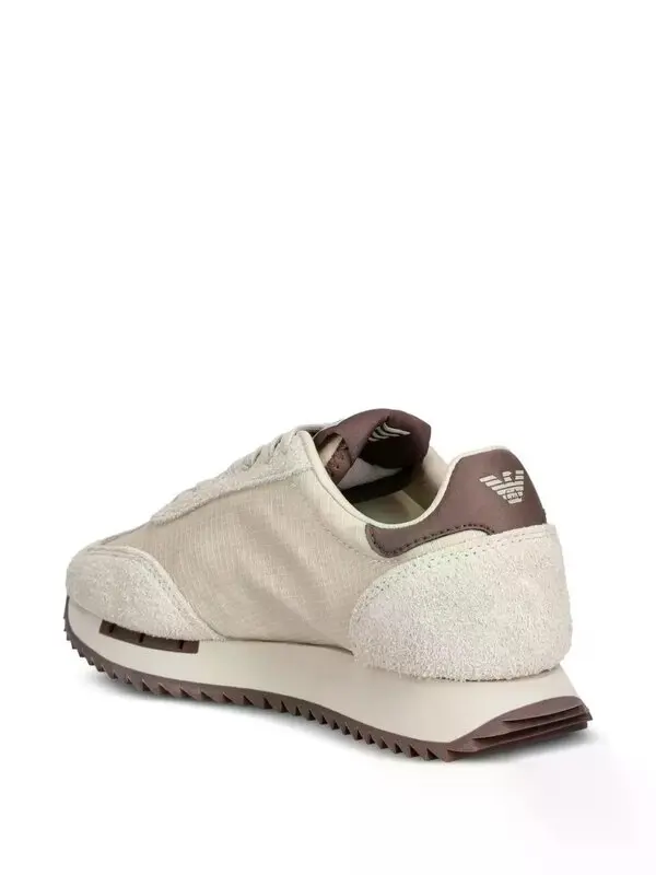 EA7 Logo-patch Panelled Sneakers
