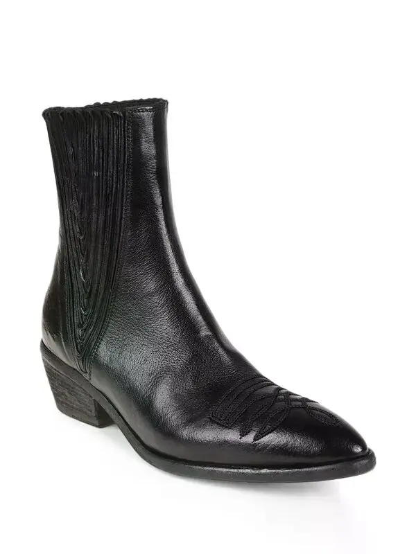 FAUZIAN JEUNESSE Embroidered Pointed-toe Cowboy Boots