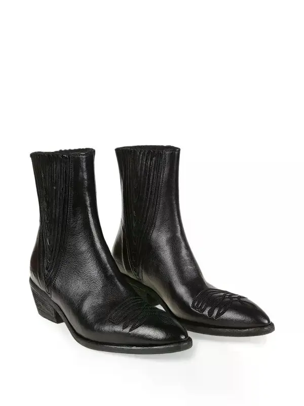 FAUZIAN JEUNESSE Embroidered Pointed-toe Cowboy Boots