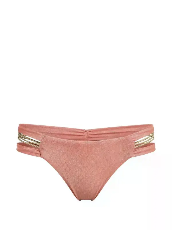 DEL MAAR Inani Rope-detail Bikini Bottoms - Pink