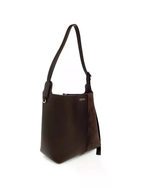 Loewe Medium Bilbao Bucket In Soft Calfskin And Suede
