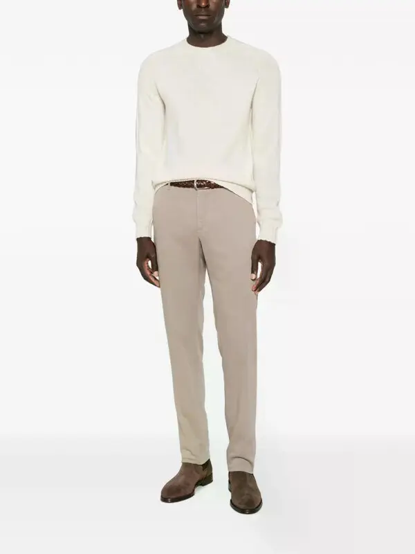 Tagliatore Nobhil Ribbed-trim Crew Neck Sweater