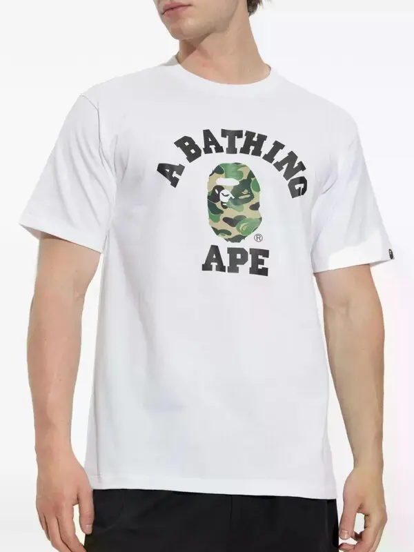 A BATHING APE Abc Camo College T-shirt
