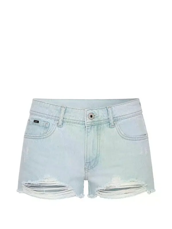 Pepe Jeans Distressed-finish Denim Shorts
