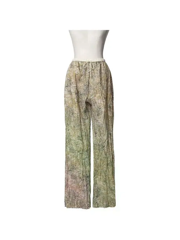 MULLER OF YOSHIOKUBO Strata Straight Trousers - Neutrals