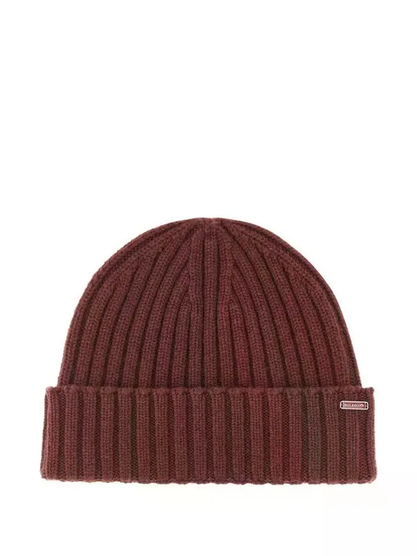 Paul & Shark Ribbed-knit Beanie Hat