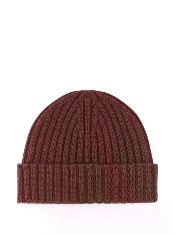 Paul & Shark Ribbed-knit Beanie Hat