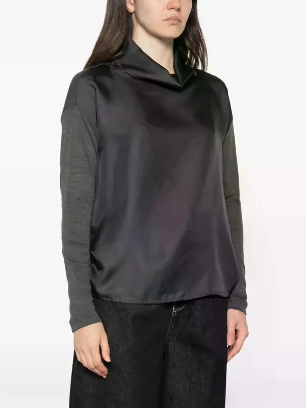 WHYCI Funnel-neck T-shirt