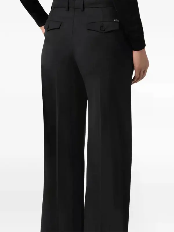 Paul & Shark Wide Leg Palazzo Pants - Black