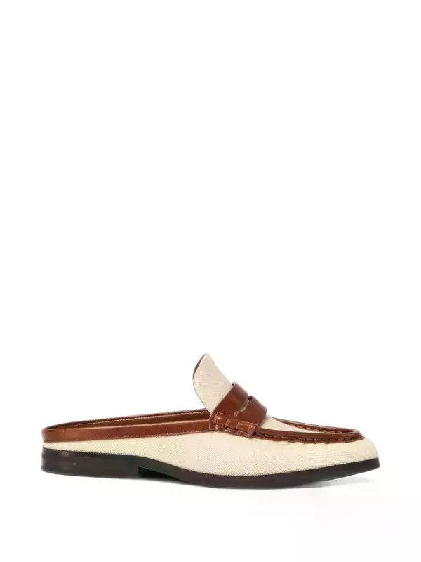 Simkhai Dean Canvas Mules - Neutrals