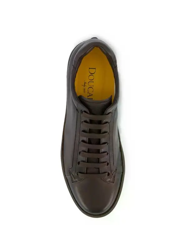 DOUCAL'S Leather Low-top Sneakers