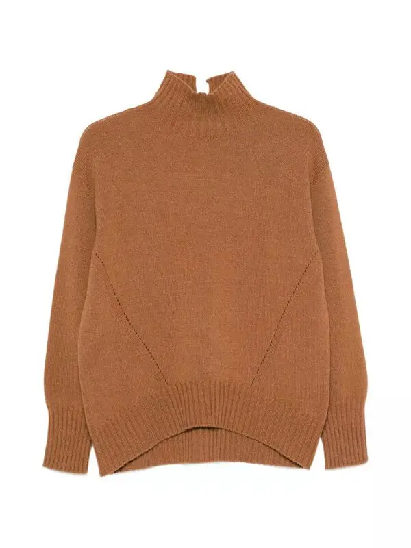 WHYCI Roll-neck Ribbed-trim Sweater