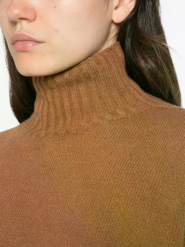 WHYCI Roll-neck Ribbed-trim Sweater