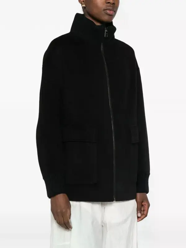 LOU ANDREA High-neck Zip-up Jacket