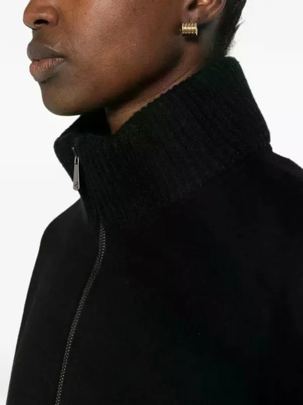 LOU ANDREA High-neck Zip-up Jacket