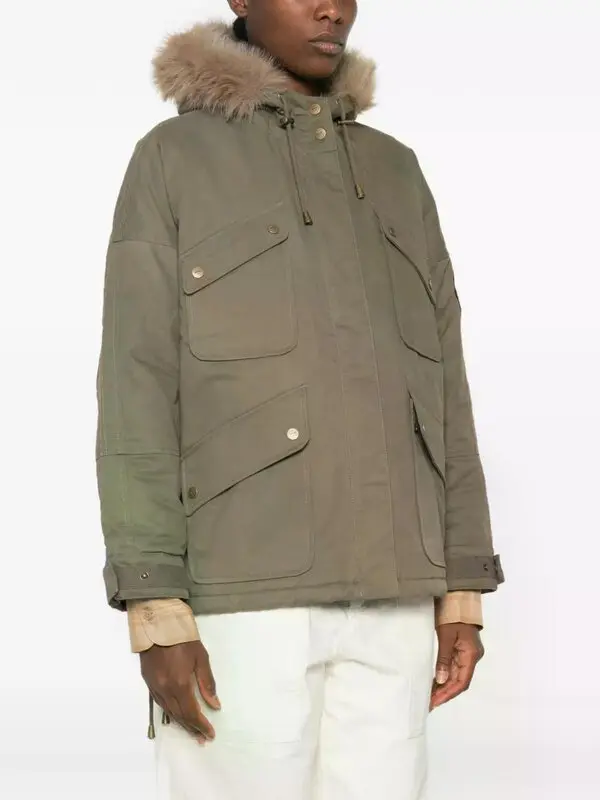 FIVE JEANS Petra Faux-fur Trim Jacket
