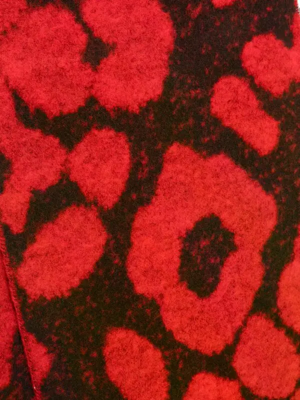 Paul Smith Leopard-print Wool Scarf