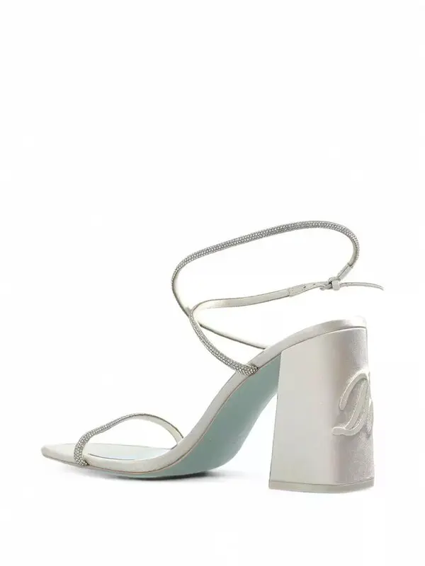 Kate Spade New York Say I Do Crystal-embellished Block-heel Sandals
