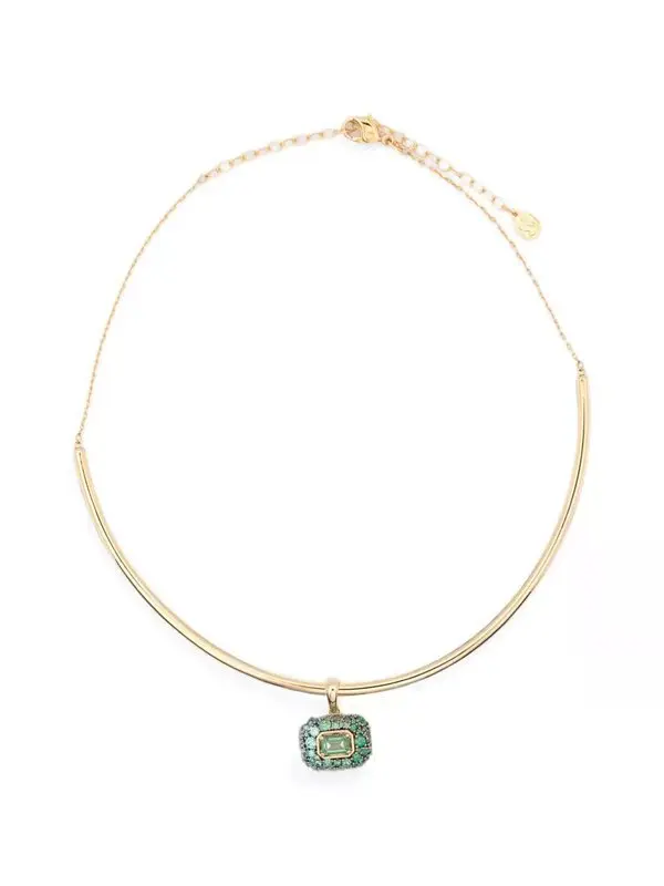 SWAROVSKI Sublima Octagon-cut Necklace - Gold