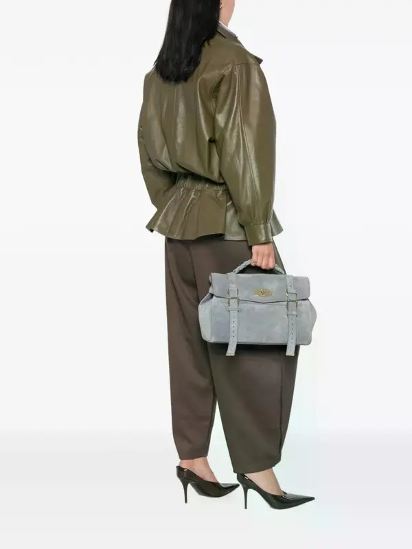 Mulberry Alexa Suede Bag - Grey